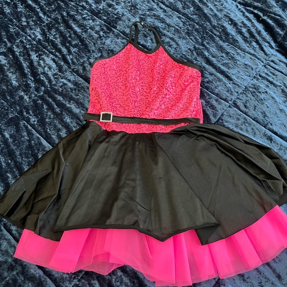Dansko | Costumes | Fuscia Onepiece Sequin And Tool Stage Dress With ...